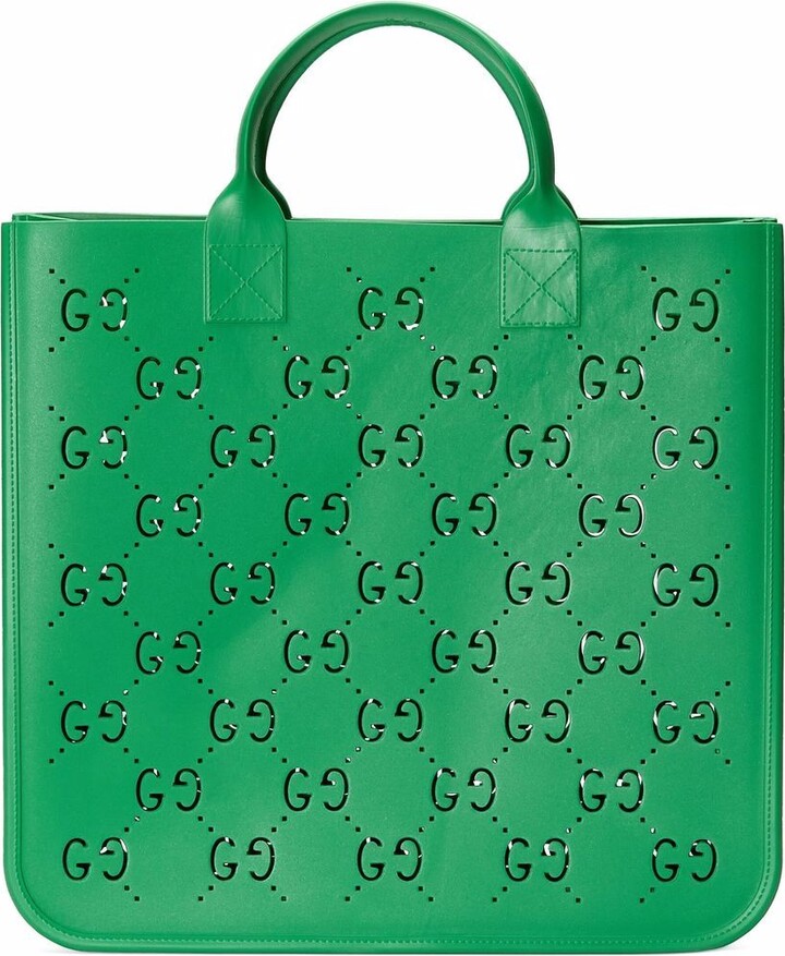 Gucci Children cut-out GG shopping bag - ShopStyle