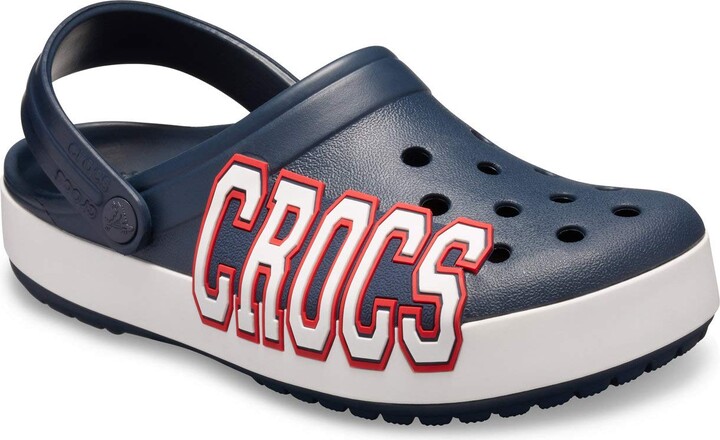 Crocs Women's Crocband Logo Clog - ShopStyle Mules