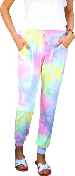Women's Pastel Tie Dye Jogger - Jess Lea XL - ShopStyle