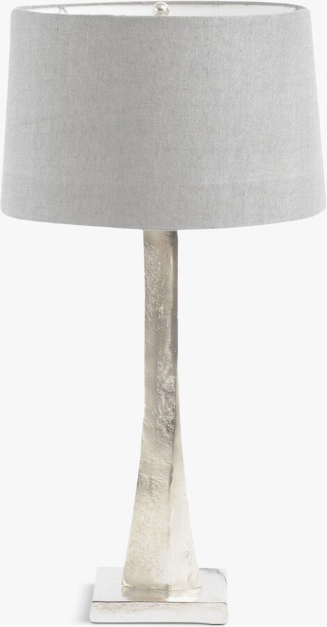 Libra Interiors Iconic Trinity Aluminium Table Lamp with Grey Shade ...