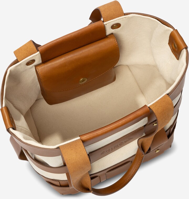 Shinola The Medium Bixby Tan Vachetta Leather Basket Bag 20265346 ...