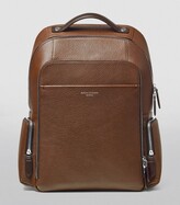 Aspinal of London Pebble Leather Reporter Zipped Backpack - ShopStyle