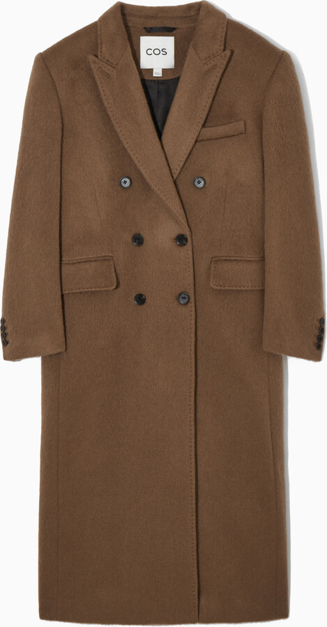 COS Oversized Double-Breasted Wool Coat - ShopStyle
