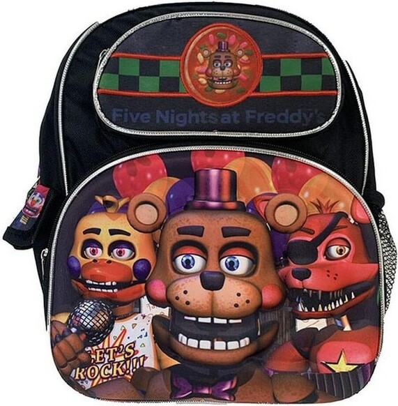 Five Nights at Freddy's Five Night at Freddy' 3D 12 Inch Backpack ...