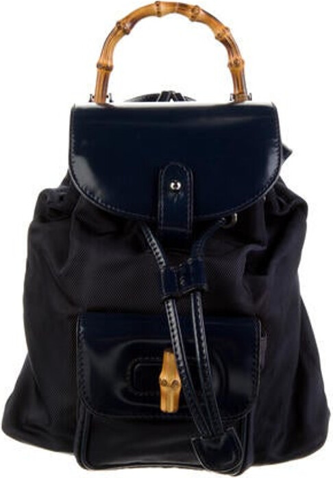 Gucci Vintage Bamboo Handle Backpack - ShopStyle