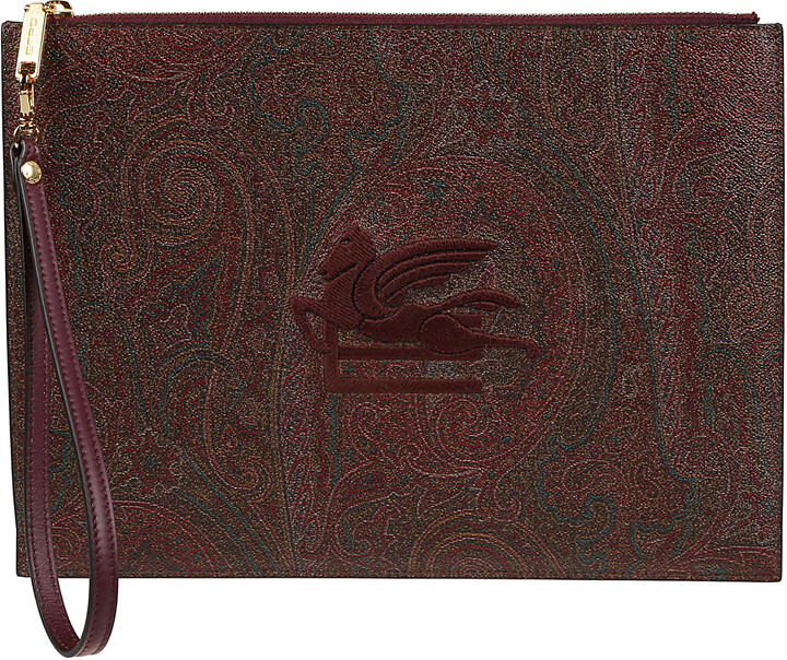 Etro Paisley Logo Pochette - ShopStyle Backpacks