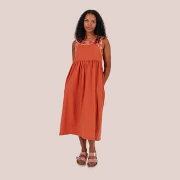 Sideline Hills Dress Tomato - ShopStyle