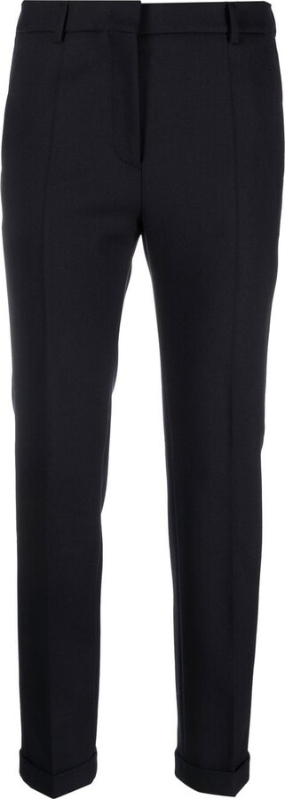 Incotex Turn-Up Tapered-Leg Trousers - ShopStyle