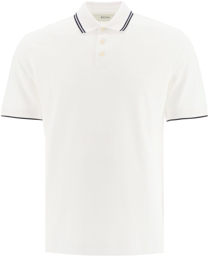 Ermenegildo Zegna Polo Shirt With Logo - ShopStyle