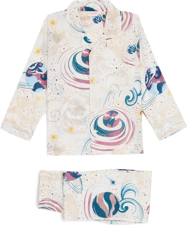 Derek Rose Kids Astrology Star Pattern Pyjamas - ShopStyle