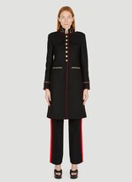 Paco Rabanne Military Coat in Black - ShopStyle