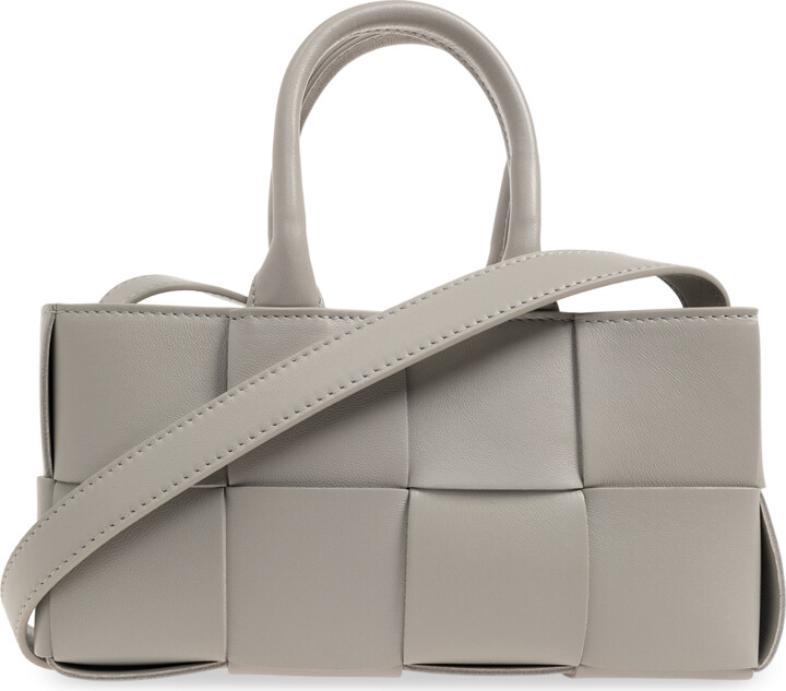 Bottega Veneta ‘Acro Mini’ Shoulder Bag, , - Grey - ShopStyle
