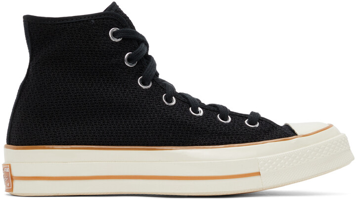 Converse Black Breathable Chuck 70 High Sneakers - ShopStyle
