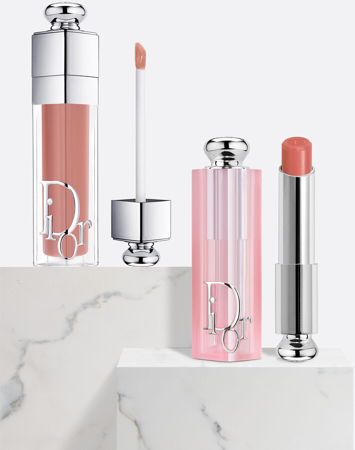 Dior Beauty Dior Lip Glow Duo - Nude Rosewood-Dior Addict Lip Glow (012 ...