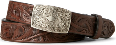 Ralph Lauren RRL Hand-Tooled Leather Belt - ShopStyle