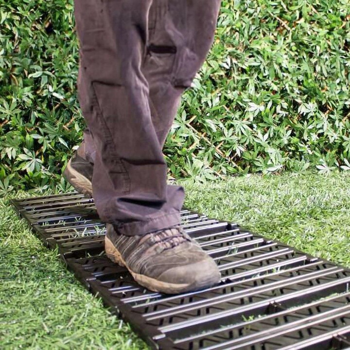 Primrose Instant Roll Out Garden Path Black Plastic Chevron 3m - ShopStyle