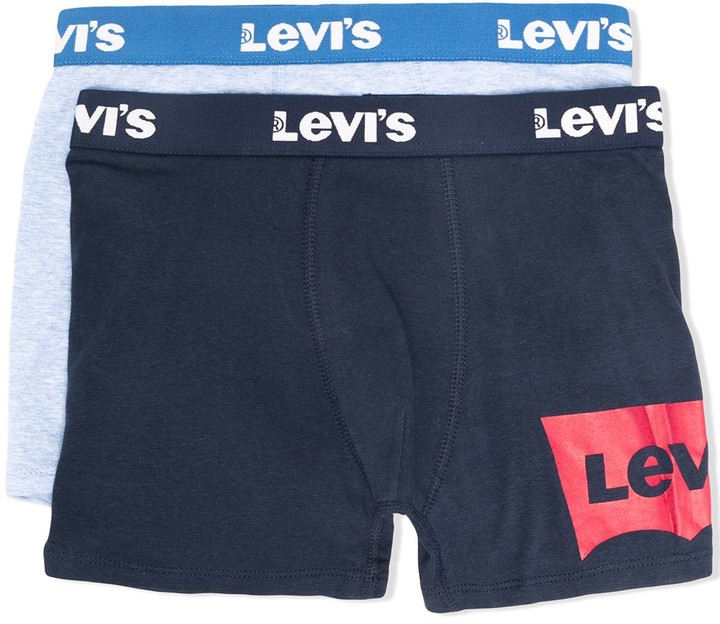 Levi's TEEN pack of two logo boxers - ShopStyle Boys' Underwear & Socks