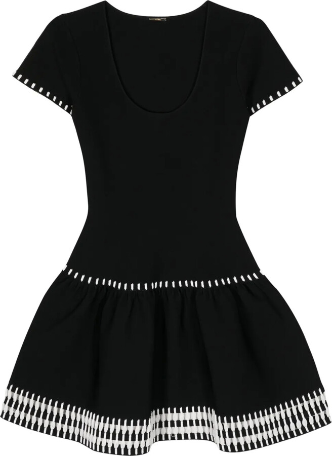 Alexis Lorie crochet-trim minidress - ShopStyle