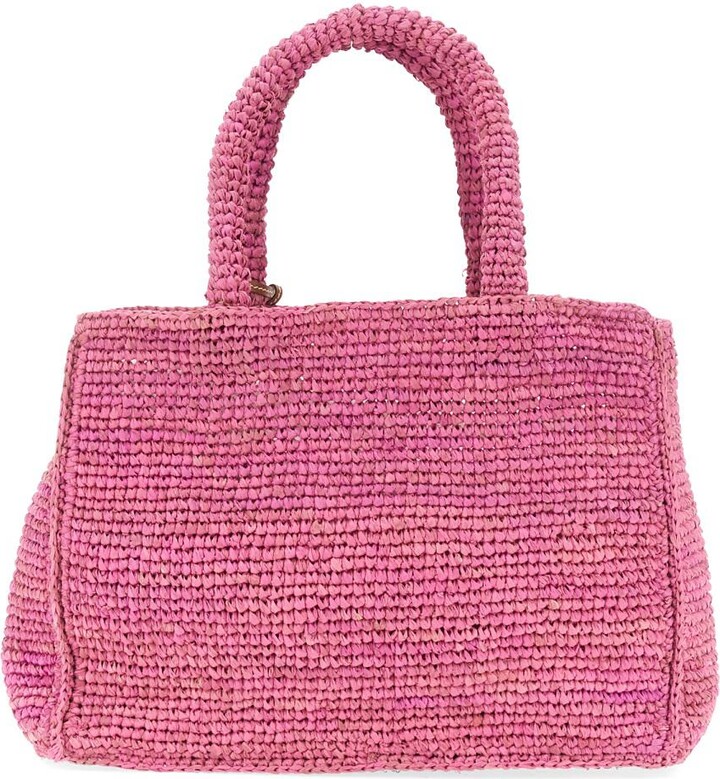 Manebi Small Raffia Bag - ShopStyle