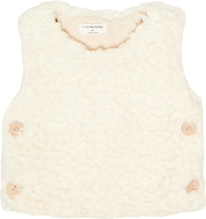 1 + in the family Baby Lotte teddy vest - ShopStyle Boys' Outerwear