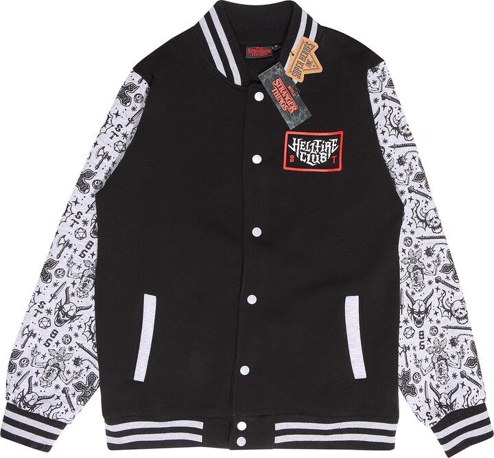 Stranger Things Varsity Jacket for Men | Hellfire Club Bomber Jacket ...