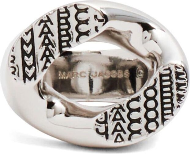 Marc Jacobs The Monogram signet ring - ShopStyle