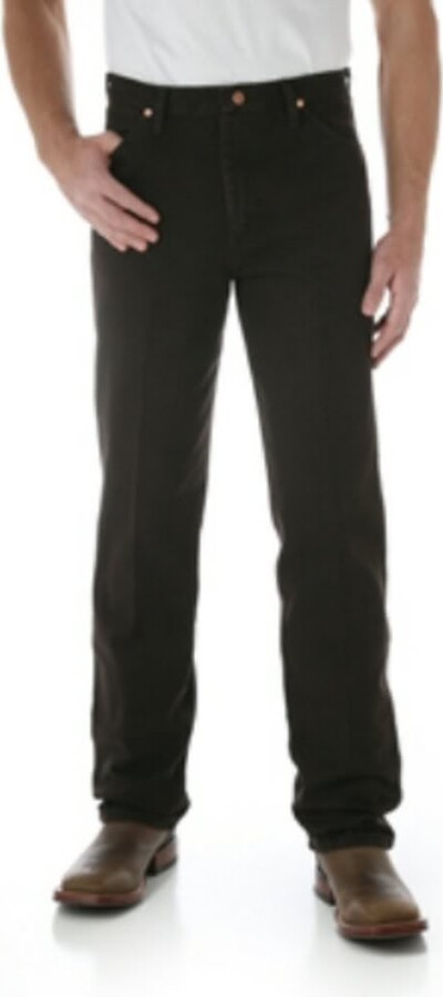 Wrangler Men's Cowboy Cut Original Fit Jean - BLK CHOC. - ShopStyle