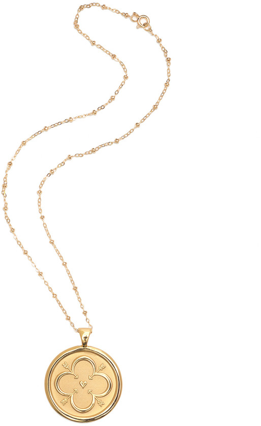Jane Win Love Coin Pendant Necklace - ShopStyle