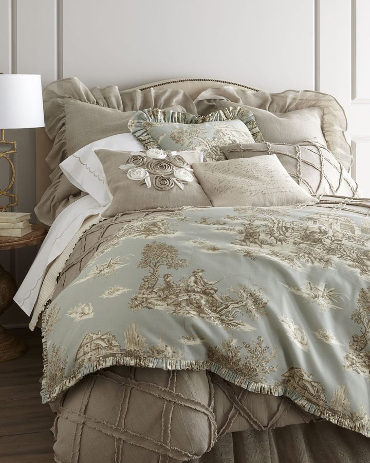 "Spa Toile" Bed Linens - ShopStyle Comforters & Duvets
