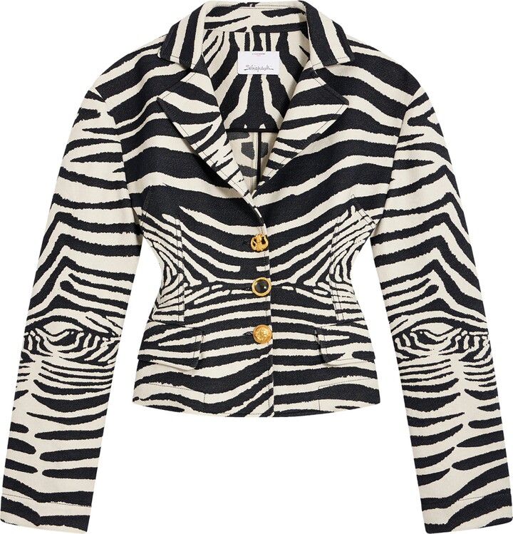 Schiaparelli Oversized Measuring Tape Jacket - ShopStyle