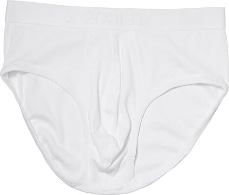 2xist Pima Contour Pouch Brief (White New Logo) Men's Underwear - ShopStyle