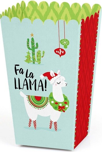Big Dot of Happiness Fa La Llama - Christmas and Holiday Party Favor ...