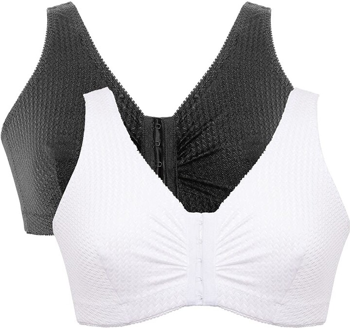 Eden House Ladies | Pack of Two Original Front Fastening Magic Bras ...
