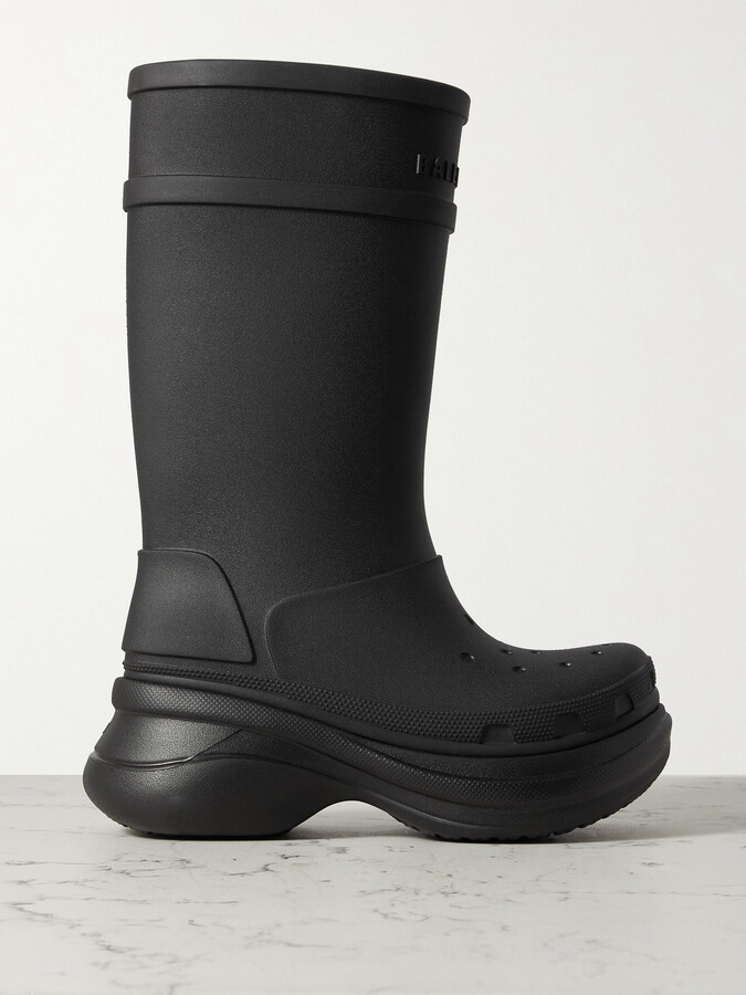 Balenciaga + Crocs Eva Rain Boots - Black - ShopStyle