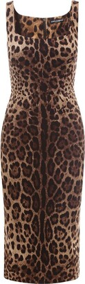 Dolce & Gabbana Leopard-Print Dress - ShopStyle