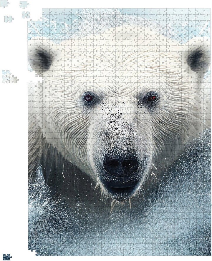 Warren Reed - Designer Polar Bear Splashart Jigsaw Puzzle - ShopStyle