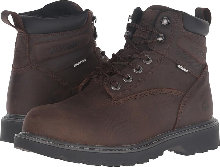 Wolverine Floorhand Steel Toe (Dark Brown) Men's Work Boots - ShopStyle