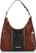 Brahmin Tabitha Croc Embossed Leather Shoulder Bag - ShopStyle