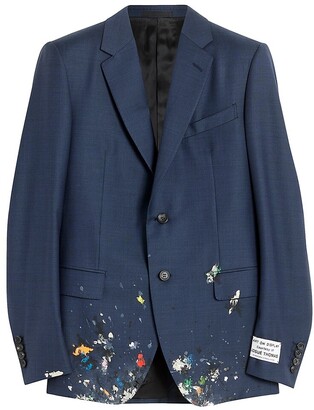 Lanvin Gallery Dept. x Splatter Paint Suit Jacket - ShopStyle