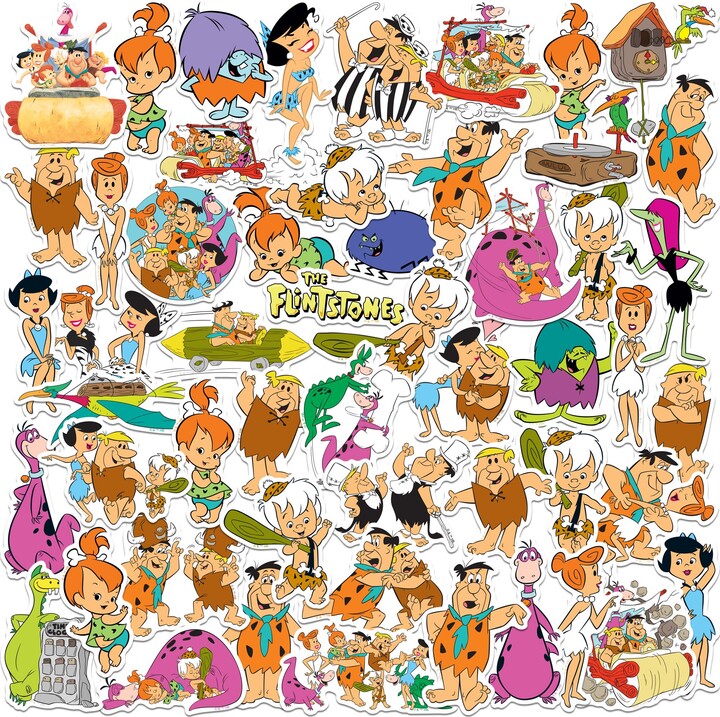 Warner Brothers Flintstones The Flintstones 50Ct Sticker Pack ...