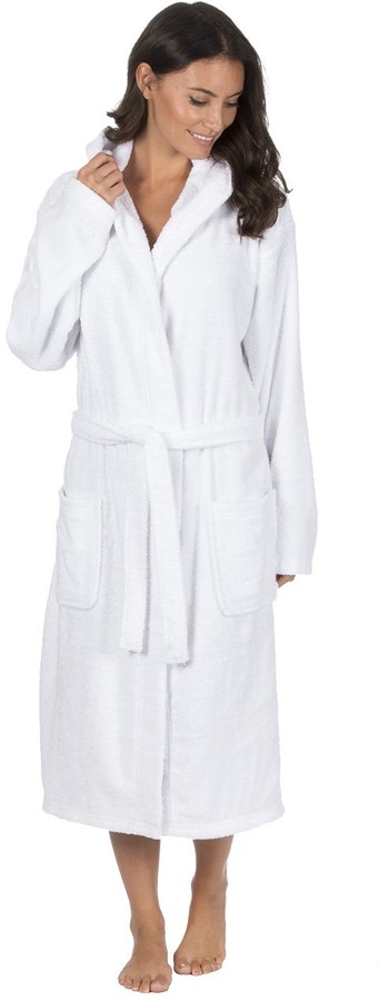 Forever Dreaming Women's Luxury Terry Towelling Bath Robe - Hooded ...