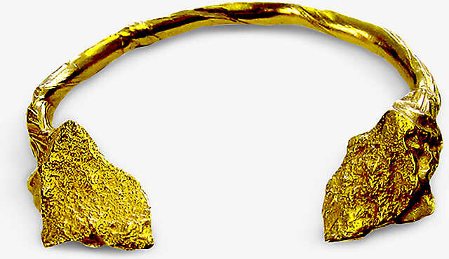 LA MAISON COUTURE Imogen Belfield Rocks small 18ct yellow-gold cuff ...