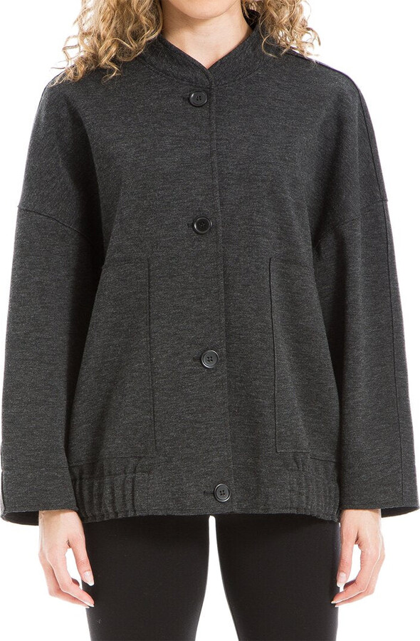 Max Studio Brushed Knit Jacket - ShopStyle