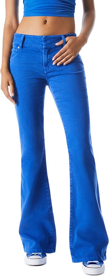 Alice + Olivia Stacey Low-Rise Bell Bottom Jean - ShopStyle
