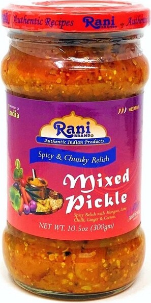 Rani Brand Authentic Indian Foods Mixed Vegetable Pickle - 10.5oz (300g ...