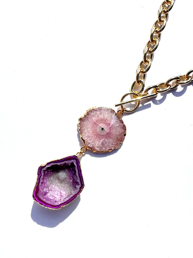 Amina Johan Women's Pink / Purple Magnolia Two Tier Light Pink ...