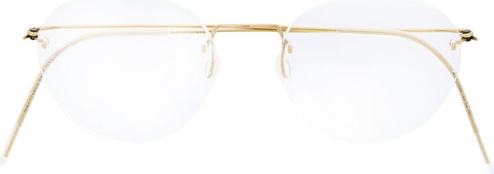 Lindberg Spirit rimless glasses - ShopStyle Sunglasses