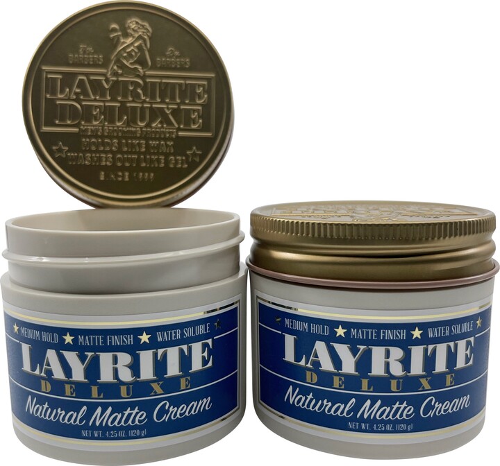Layrite Deluxe Natural Matte Cream 4.25 OZ Set of 2 - ShopStyle Hair ...