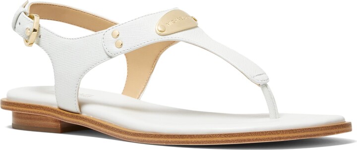MICHAEL Michael Kors Logo Plate Slingback Sandal - ShopStyle