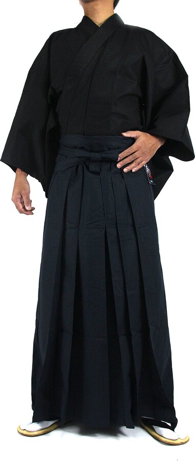 Edoten Japanese Samurai Hakama Uniform BK-NV XL - ShopStyle Robes